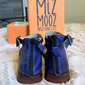Miz Mooz | Shoes | Miz Mooz Purple Leather Sandals | Poshmark